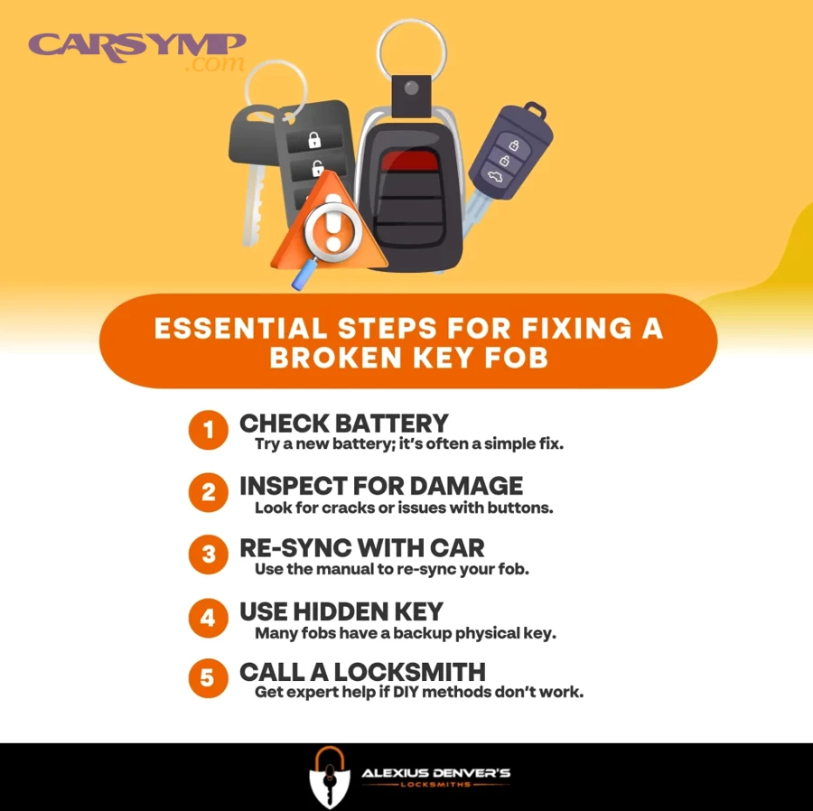 Troubleshoot Key Fob Not Working: Causes Checklist For Drivers (Keyless ...